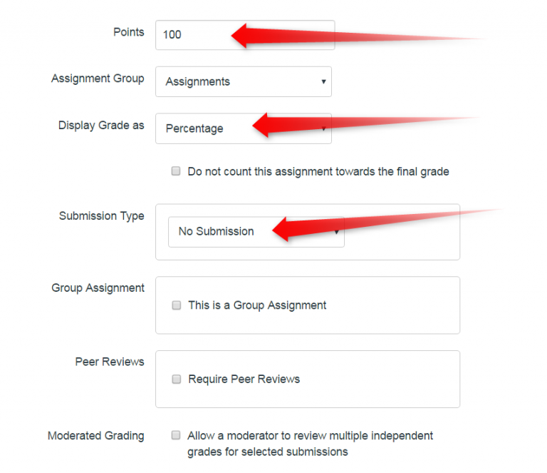 How to Create a Participation Grade in Canvas for a Hybrid Course - Higher E-Learning