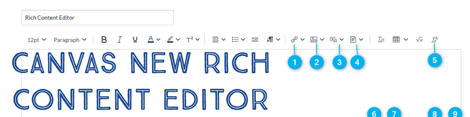 New Canvas Rich Content Editor Update - Guide for 2020 - Higher E-Learning